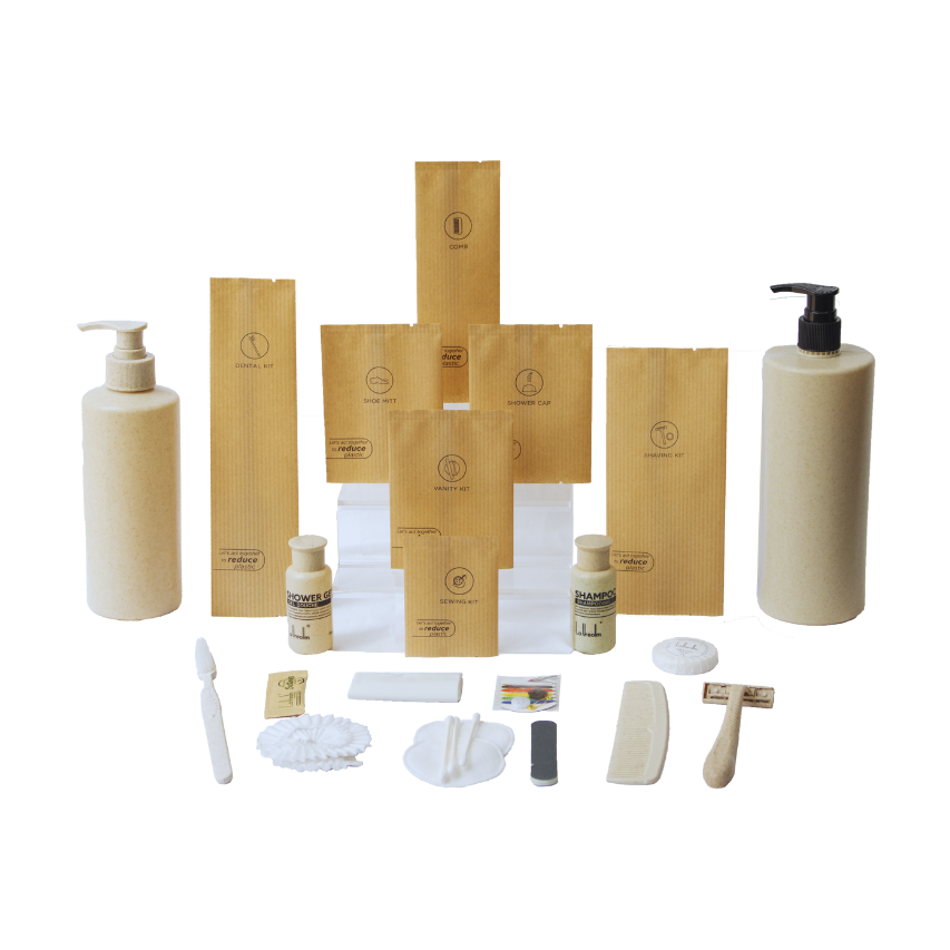 BỘ AMENITIES BỘT RƠM VÀ BAO BÌ GIẤY KRAFT THÂN THIỆN MÔI TRƯỜNG – SY ...